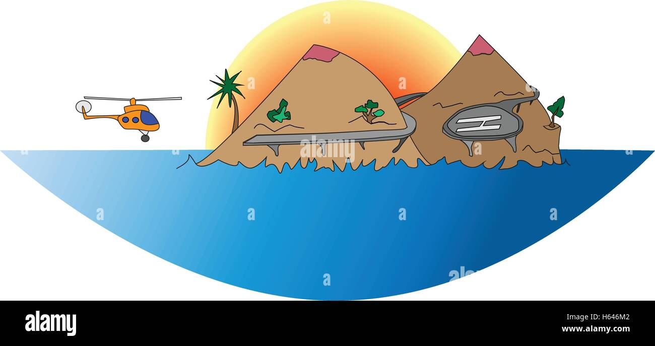 island body part isolated white background Stock Vector Image & Art - Alamy