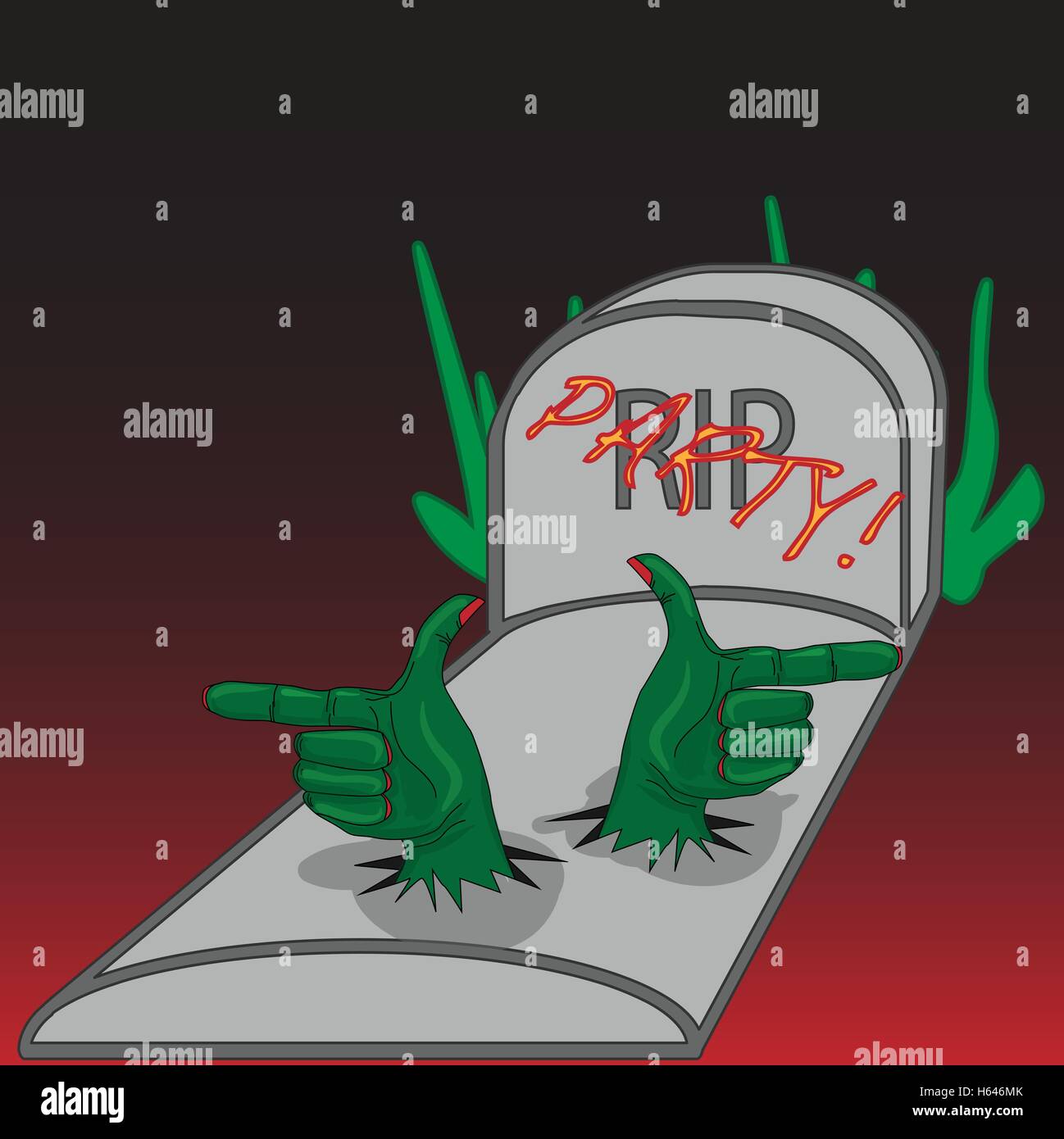 Group of zombies Stock Vector Images - Alamy