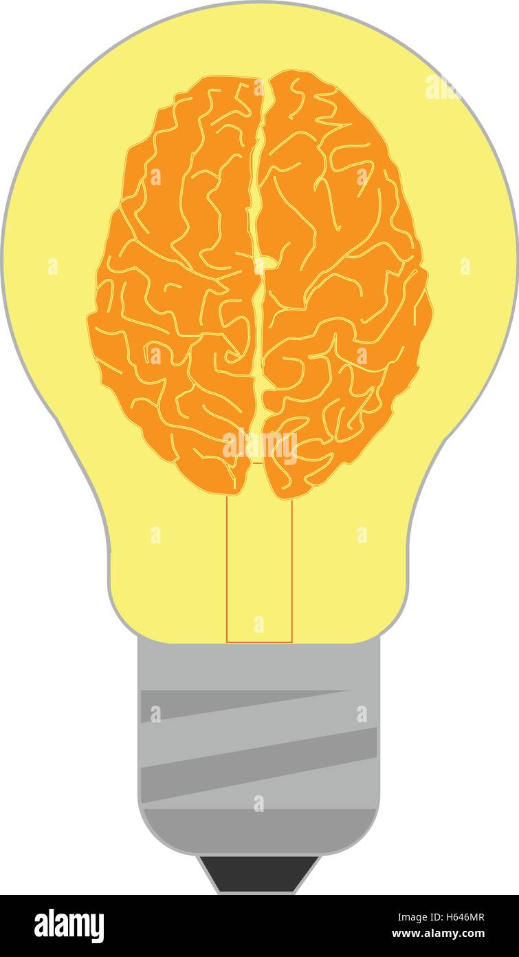Idea lamp isolated Stock Vector Image & Art - Alamy