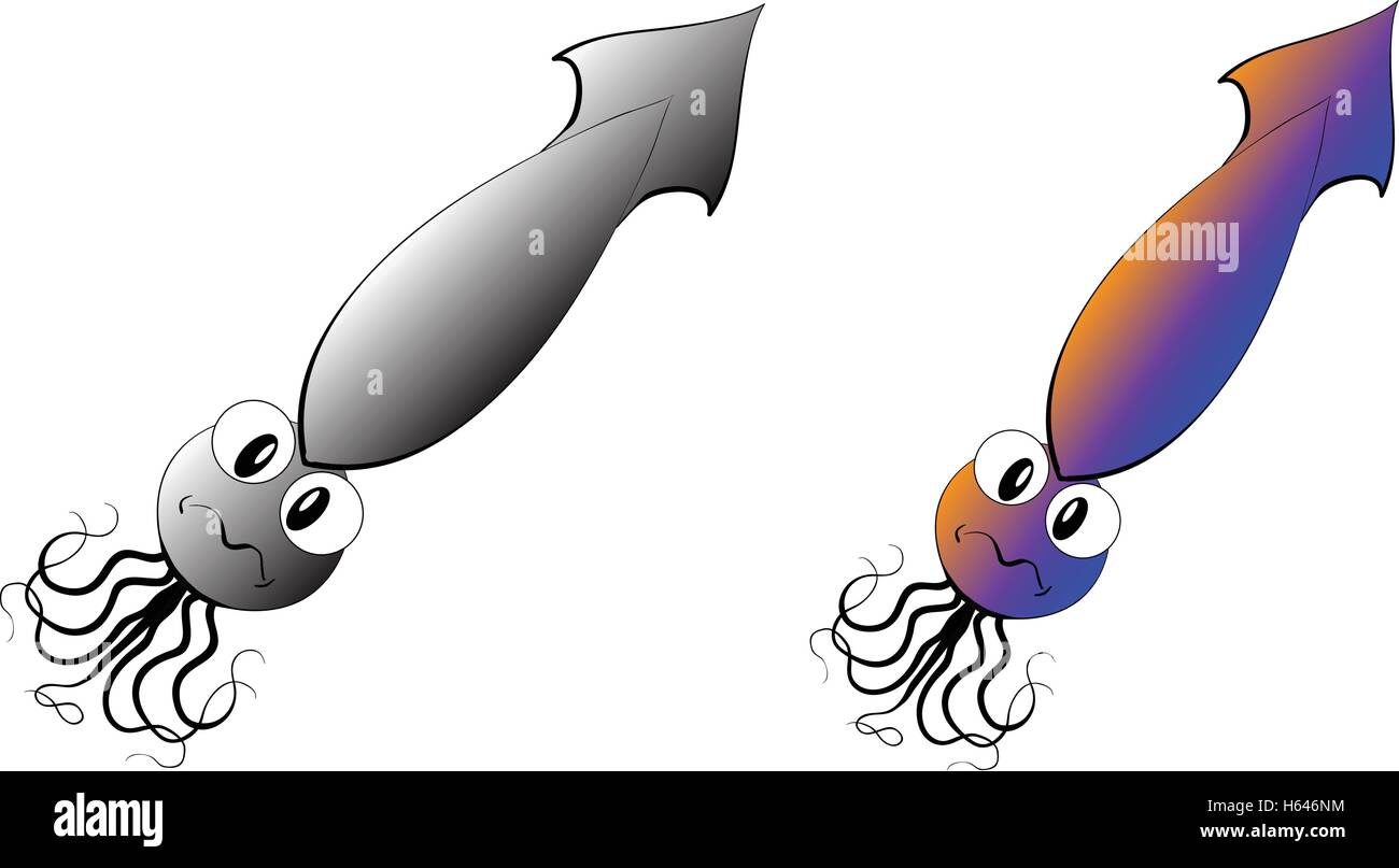 Two giant squids hi-res stock photography and images - Alamy