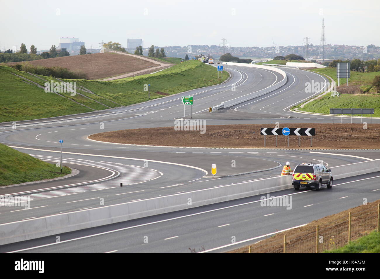 Bay Gateway nears completion Stock Photo - Alamy