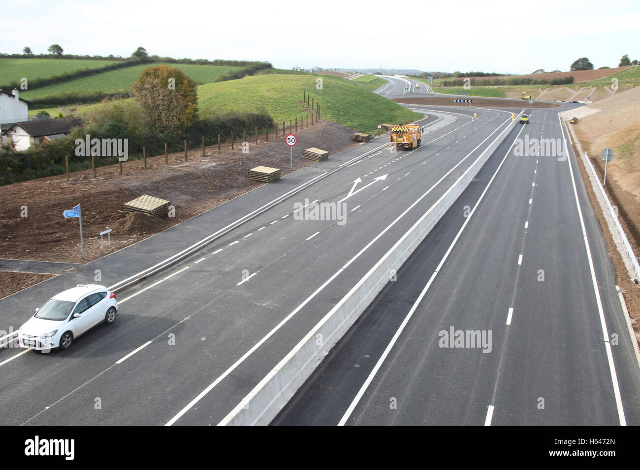 Bay Gateway nears completion Stock Photo - Alamy