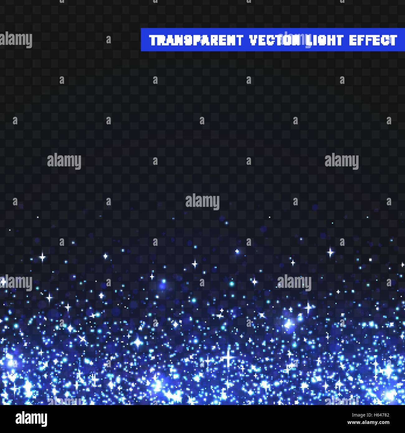 Transparent vector light effect blue Stock Vector Image & Art - Alamy