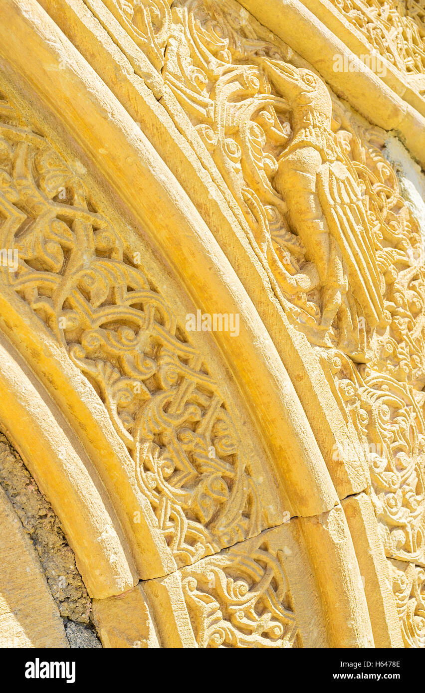 The element of the upper tympanium of Surb Astvatsatsin (Burtelashen ...