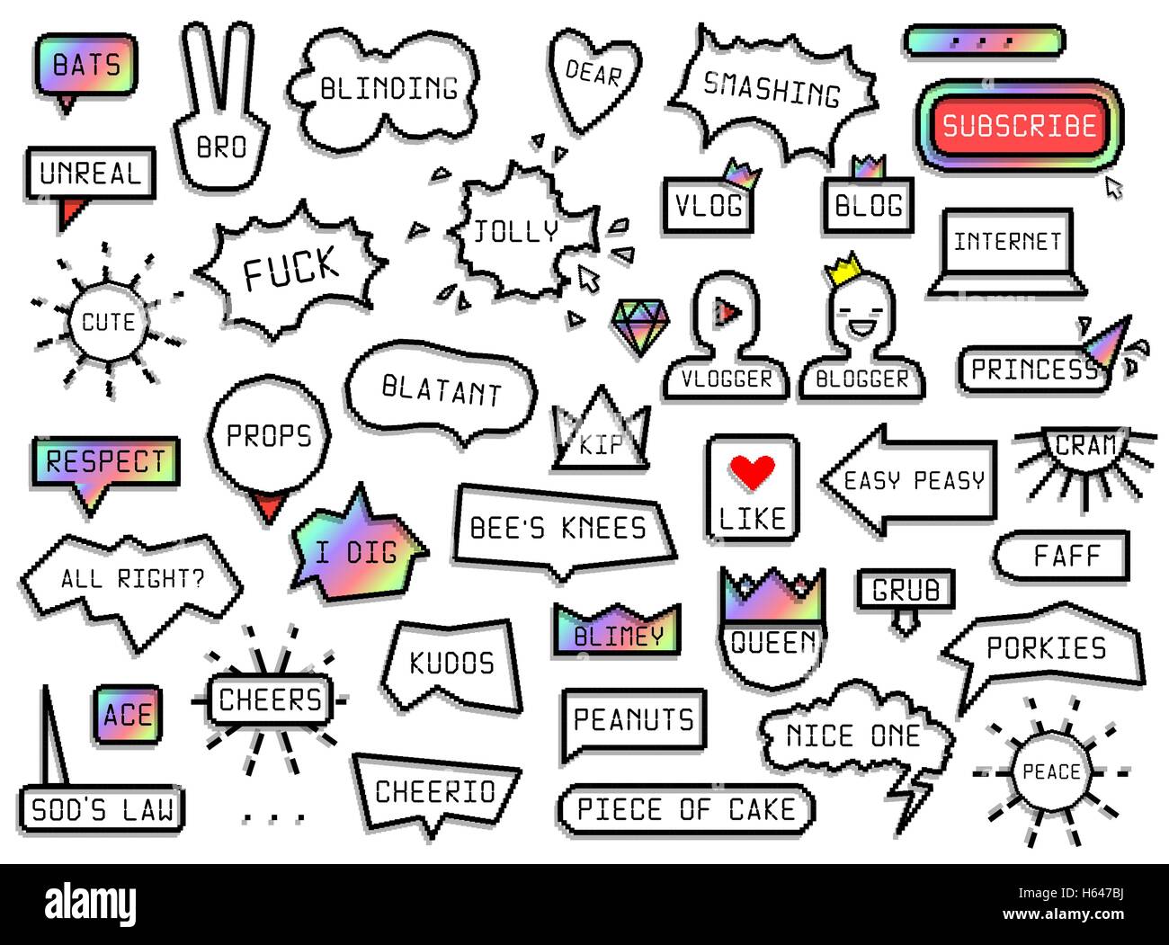 Web youth Stock Vector Images - Alamy