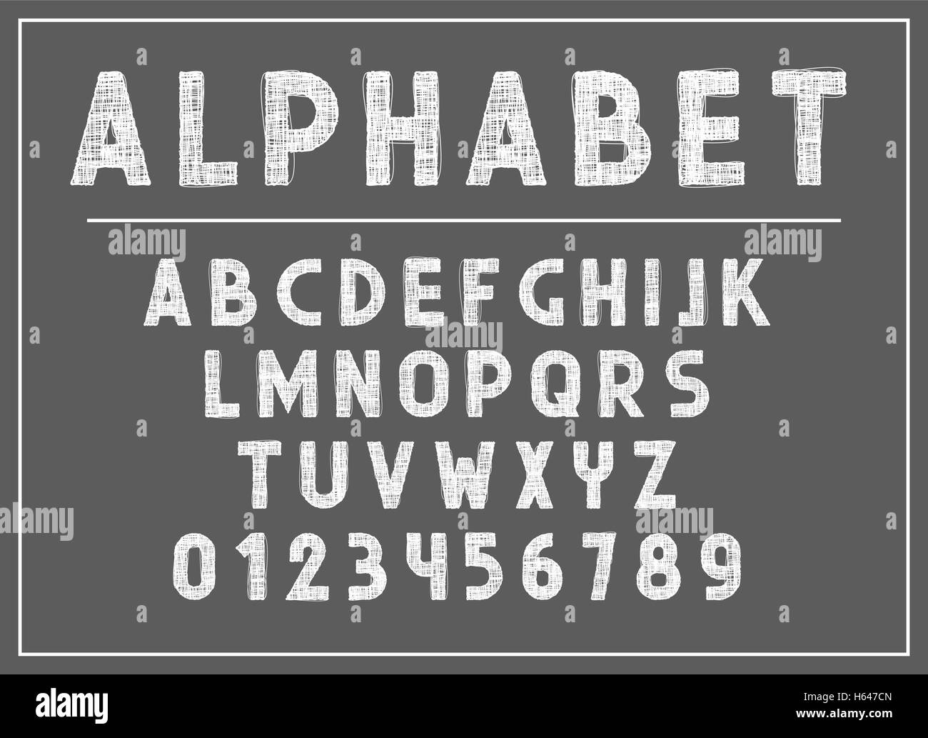 Alphabet letter. Font and abc letters print typography vector ...