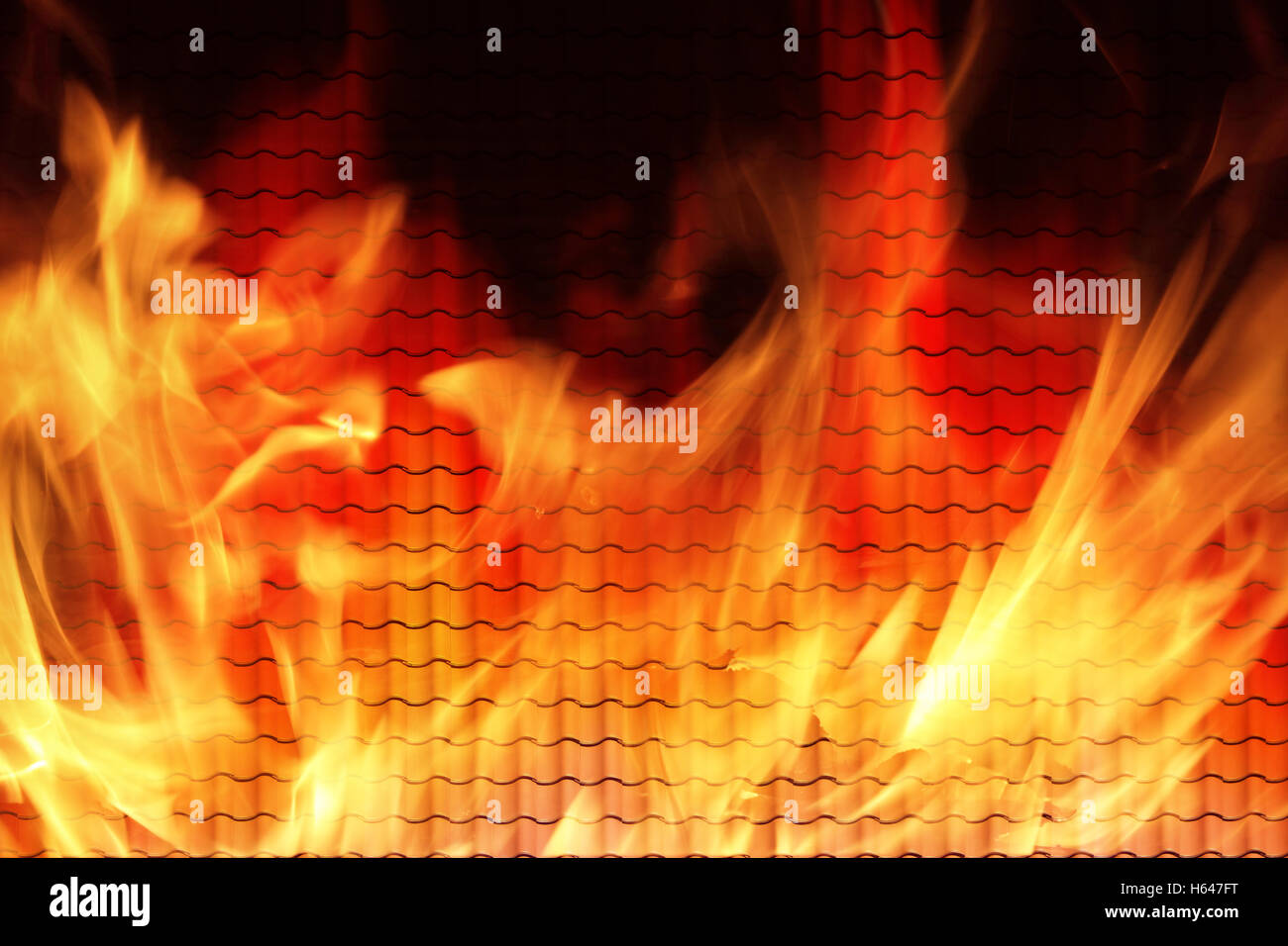 Fire tiles hi-res stock photography and images - Alamy
