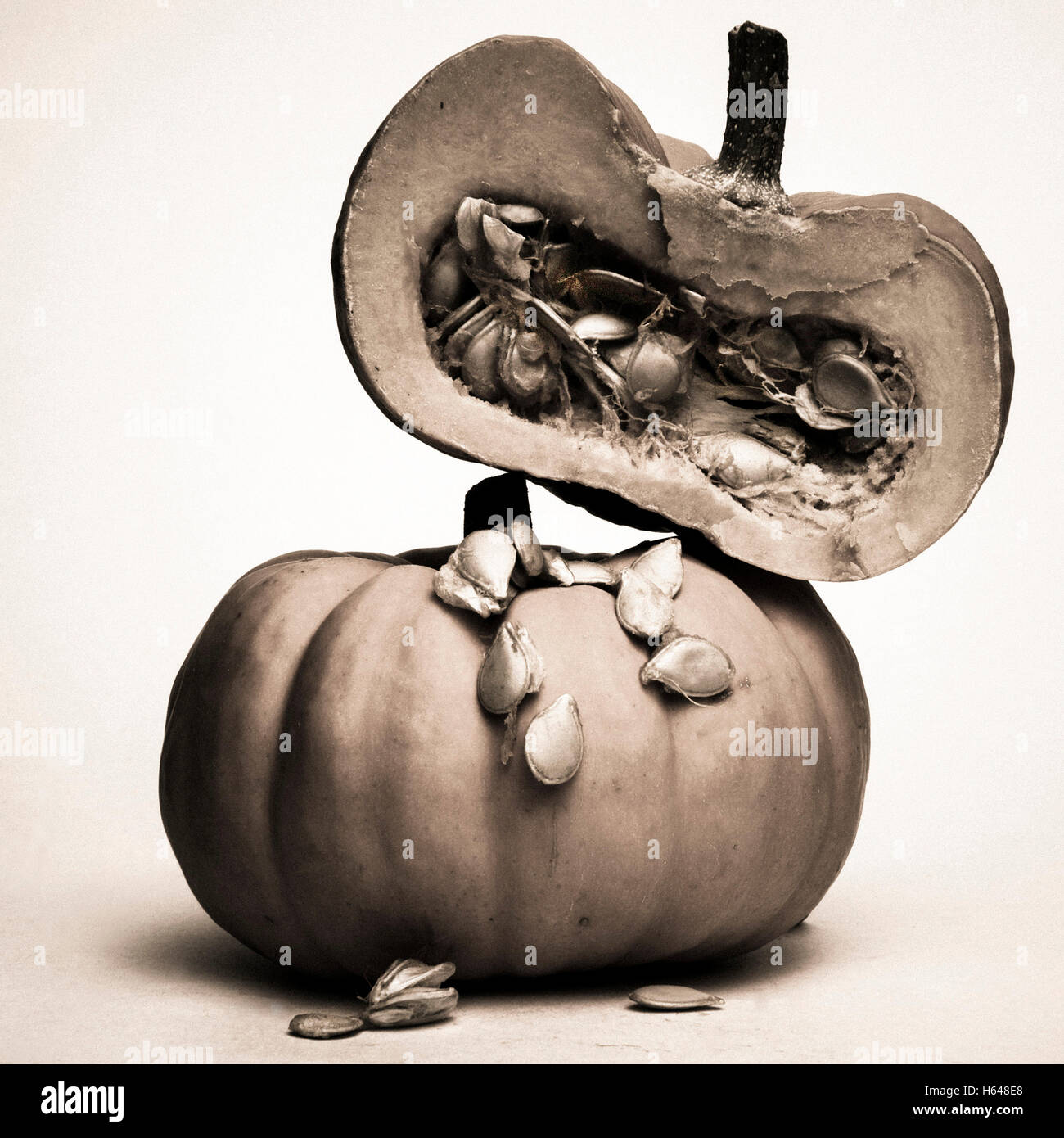 Cut pumpkins hi-res stock photography and images - Alamy