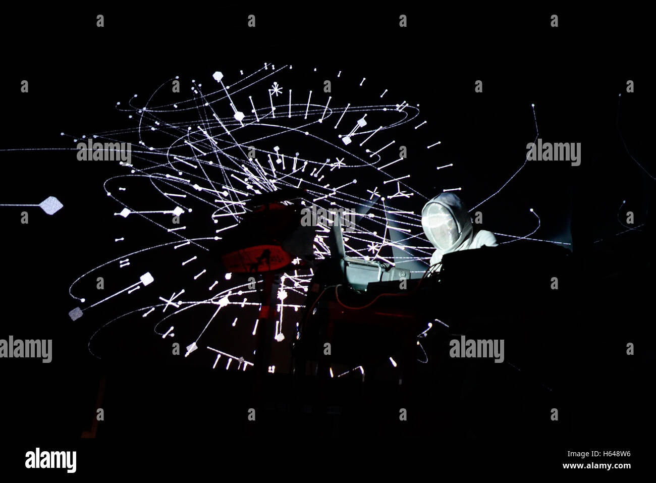 BARCELONA - JUN 19: Squarepusher (electronic, techno and ambient band ...