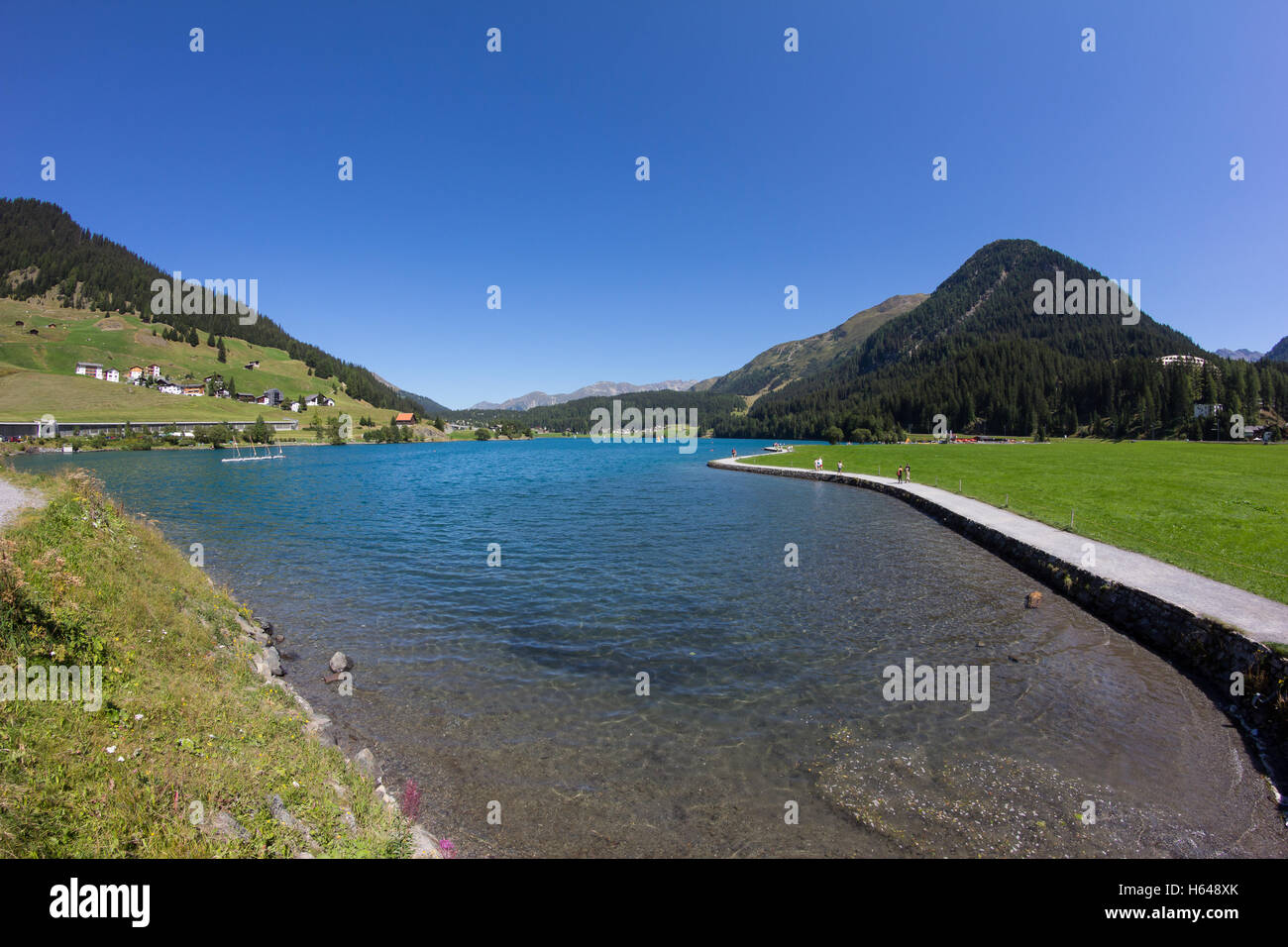 Davos lake hi-res stock photography and images - Alamy