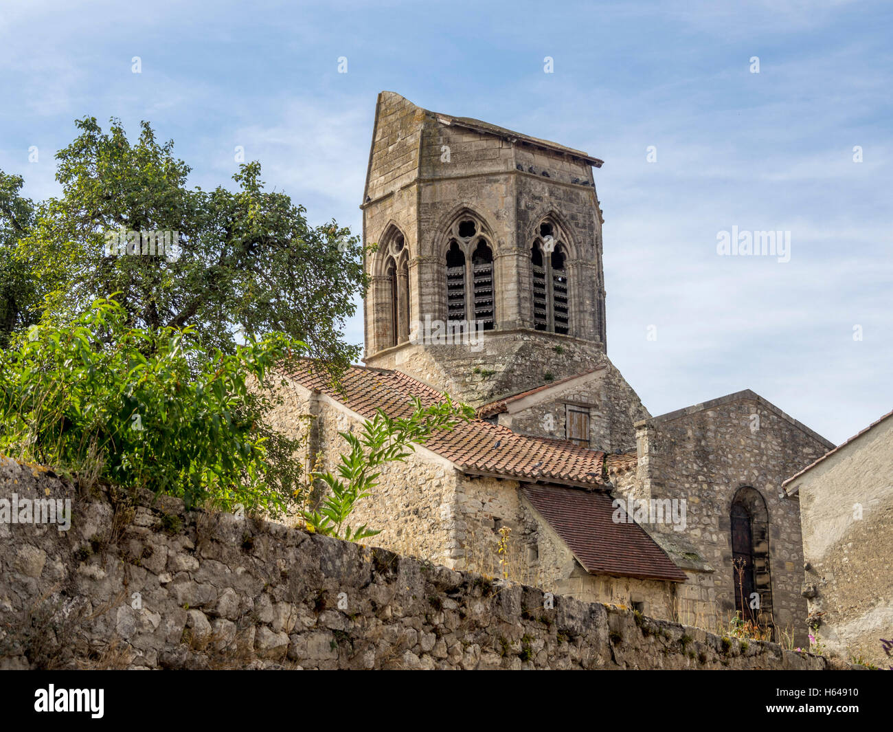 The Church St jean Baptiste, the steeple it was destroyed by a ...