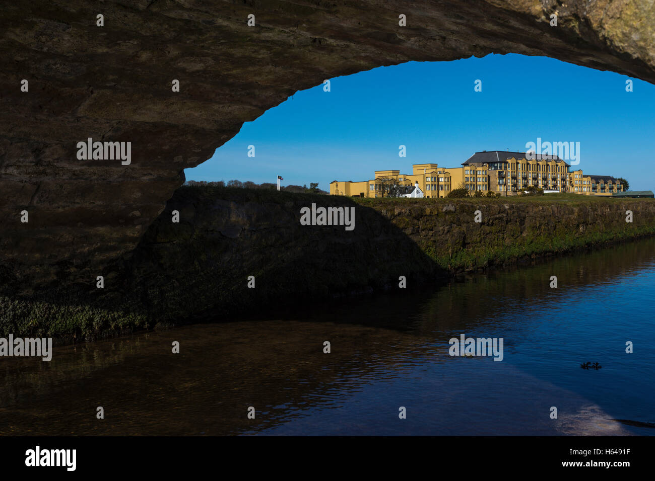 The Old Course Hotel, St. Andrews, Fife, Scotland and the Swilken ...