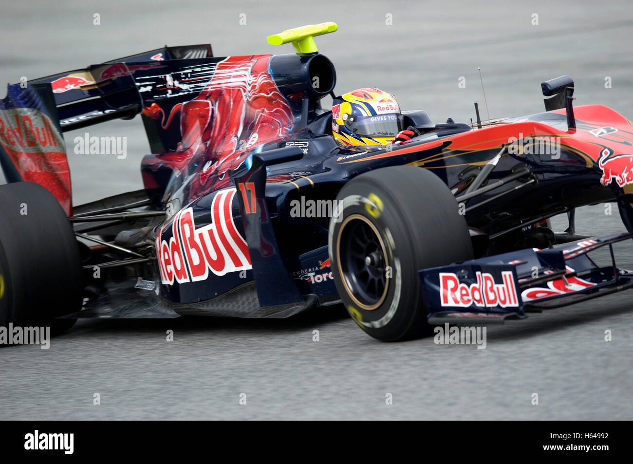 Motorsports, Jaime Alguersuari, SPA, in the Toro Rosso STR4 race car ...