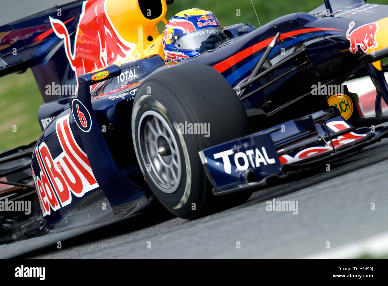 Motorsports, Mark Webber, AUS, in the Red Bull Racing RB5 race car ...