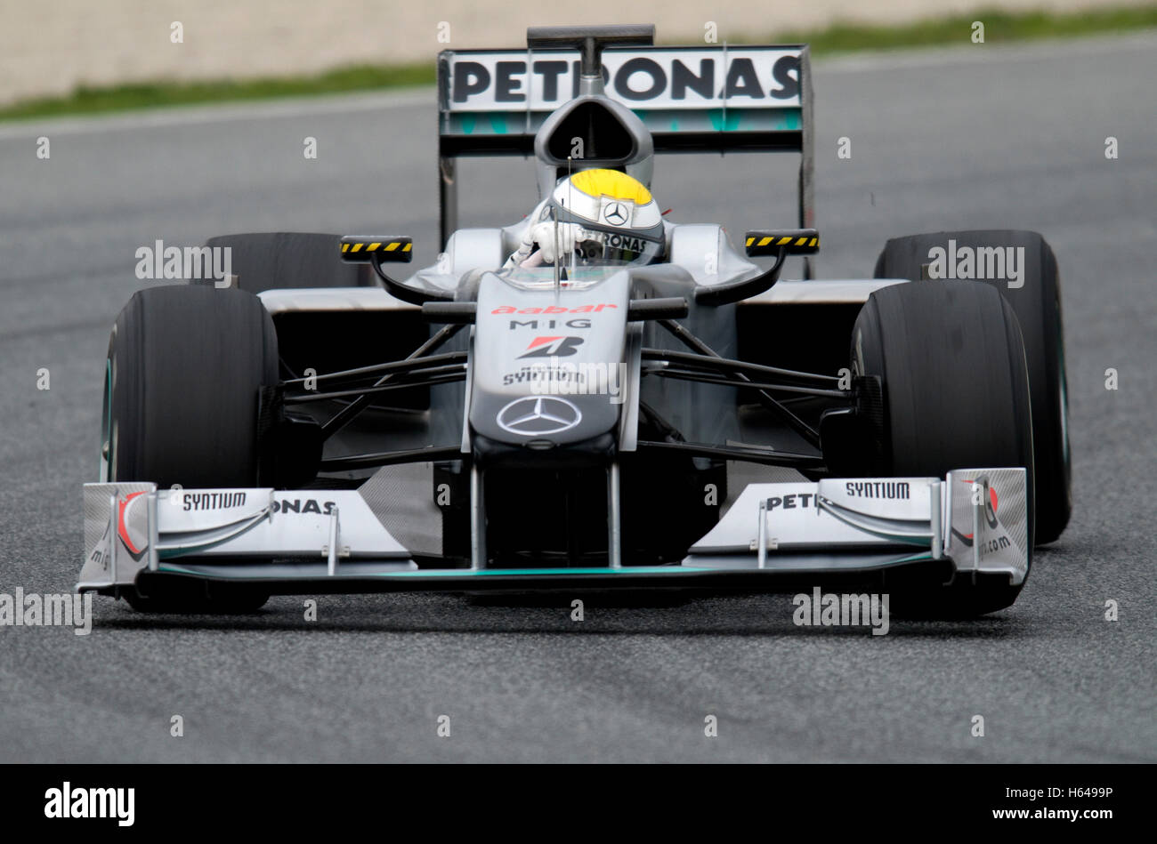 Motorsport, Nico Rosberg, GER, in the Mercedes W01 MGP race car ...