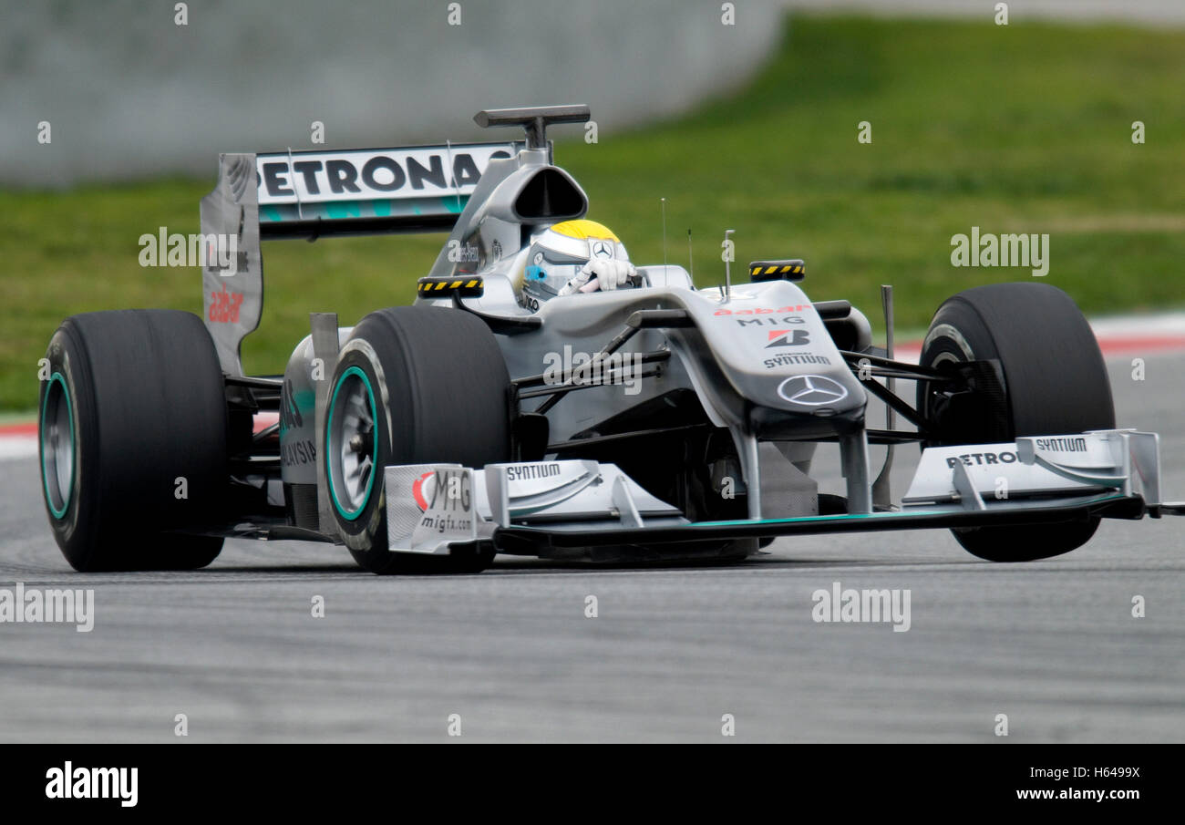 Motorsport, Nico Rosberg, GER, in the Mercedes W01 MGP race car ...