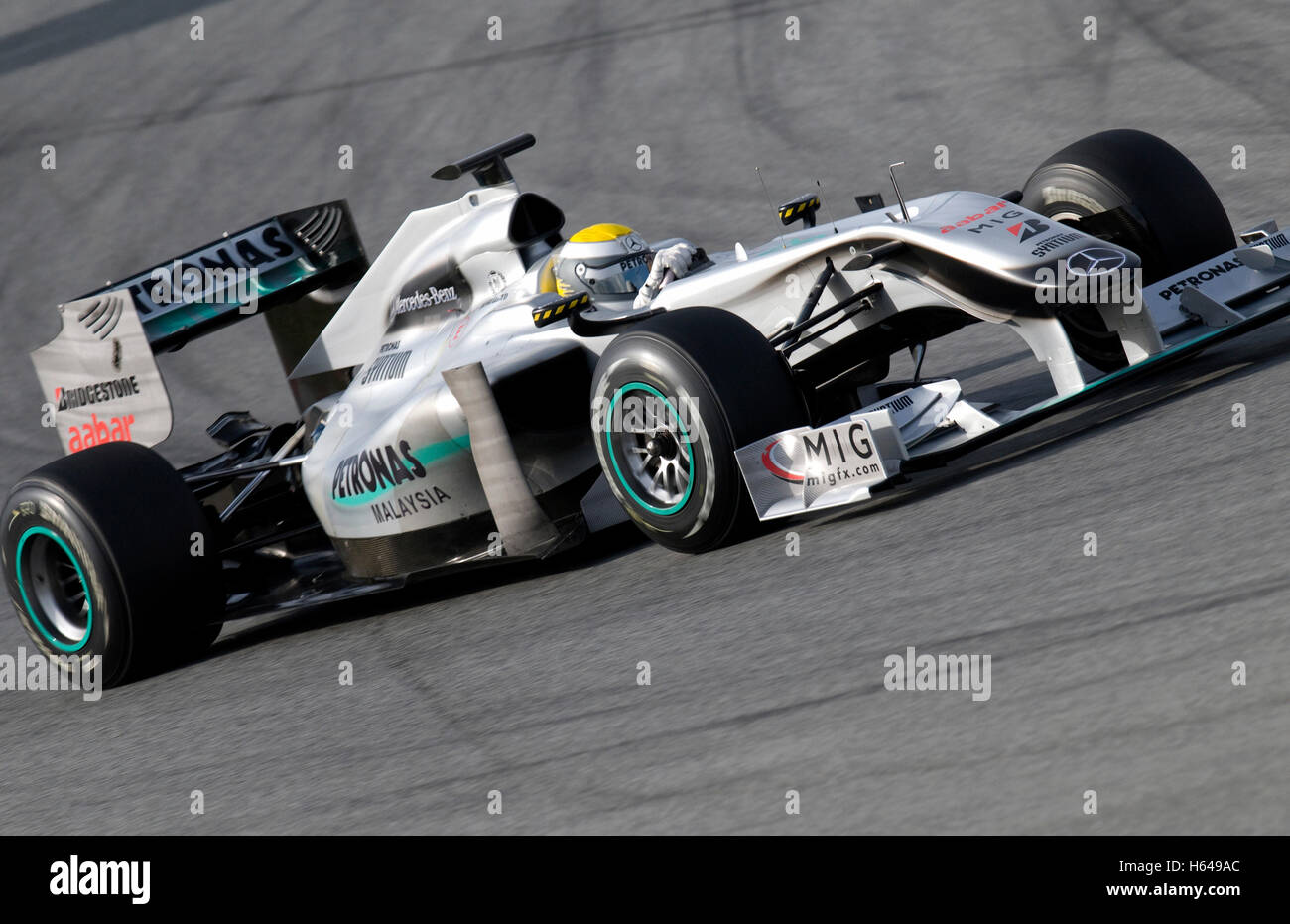 Motorsport, Nico Rosberg, GER, in the Mercedes W01 MGP race car ...