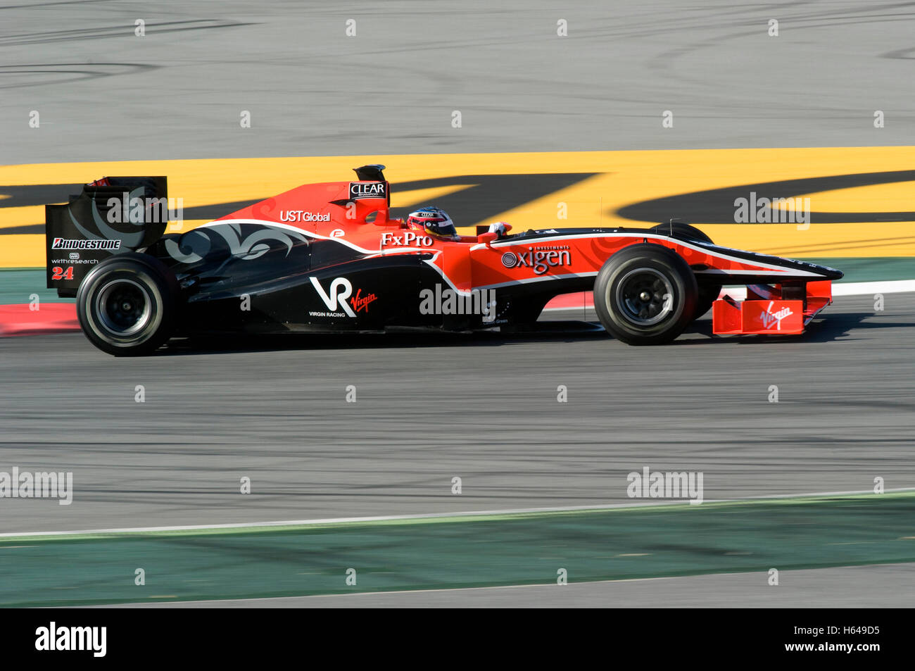 Motorsports, Timo Glock, GER, in the Virgin VR-01 race car, Formula 1 ...
