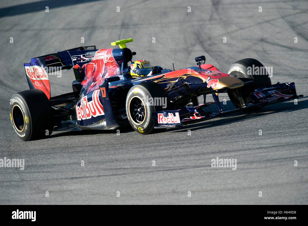 Motorsports, Jaime Alguersuari, SPA, in the Toro Rosso STR4 race car ...