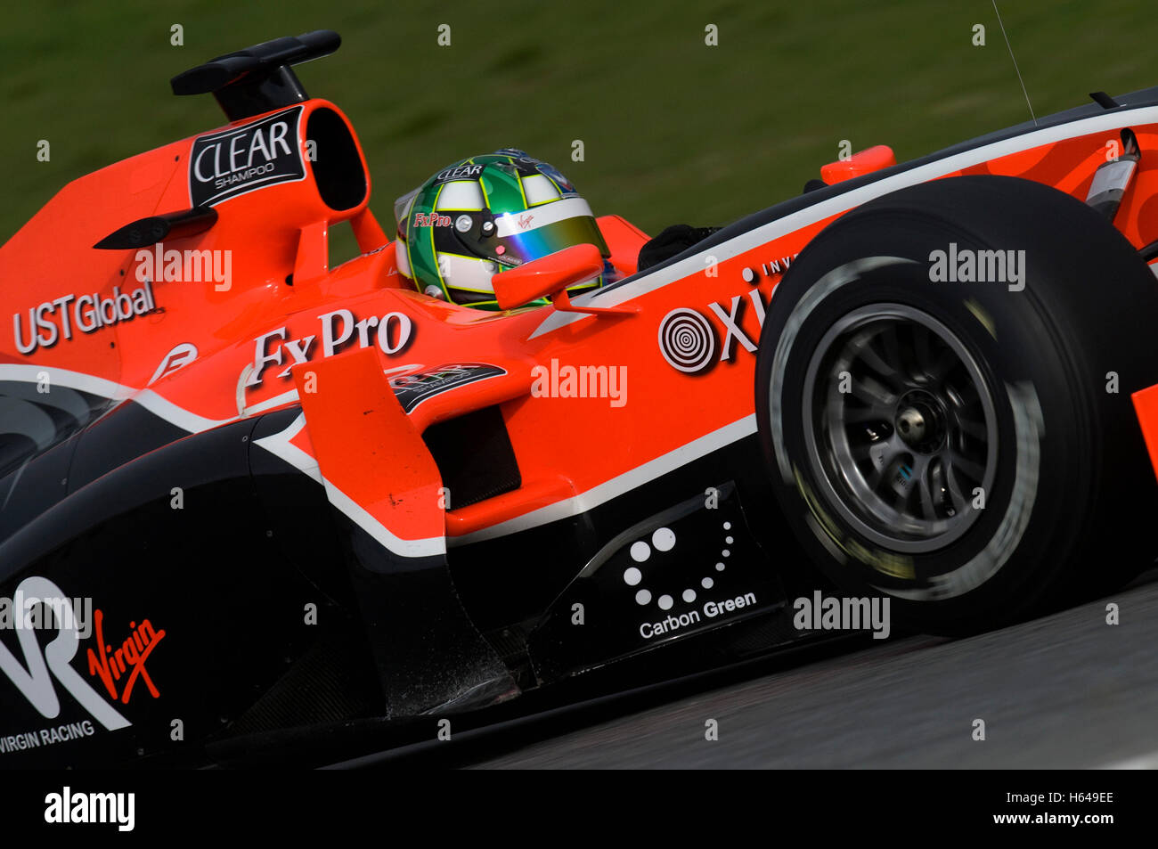 Motorsports, Timo Glock, GER, in the Virgin VR-01 race car, Formula 1 ...