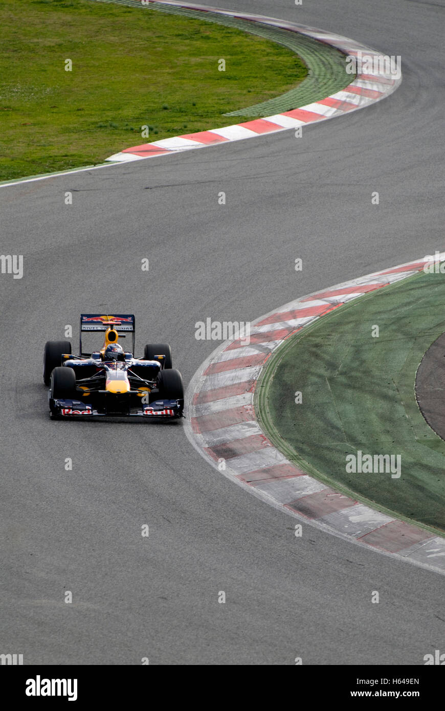 Motorsports, Sebastian Vettel, GER, in the Red Bull Racing RB5 race car ...