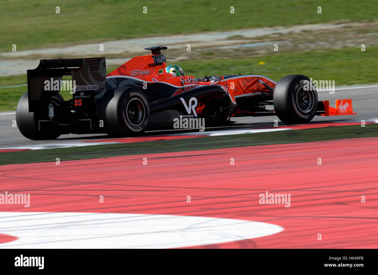 Motorsports, Timo Glock, GER, in the Virgin VR-01 race car, Formula 1 ...