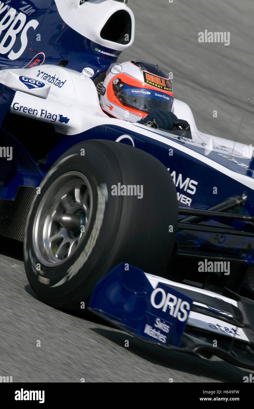 Motorsports, Rubens Barrichello, Brazil, in the Williams FW31 race car ...