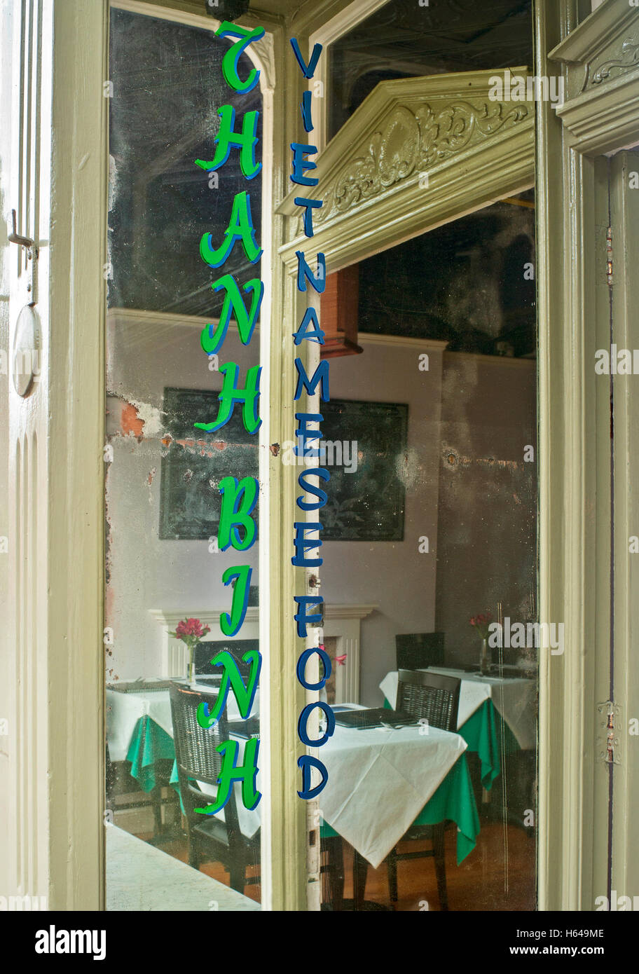 Vietnamese food sign hi-res stock photography and images - Alamy