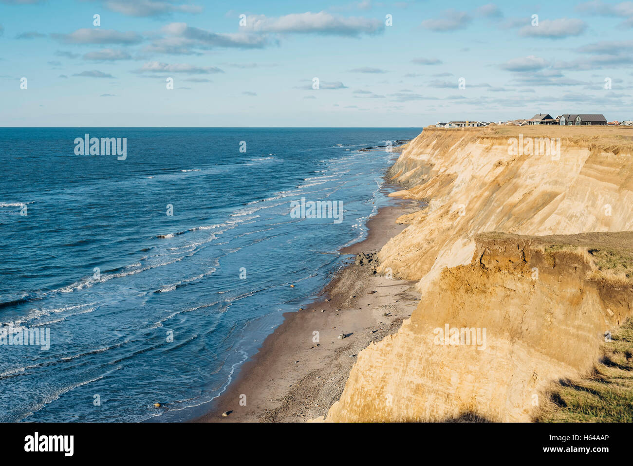 Denmark, North Jutland, steepcoast Stock Photo - Alamy
