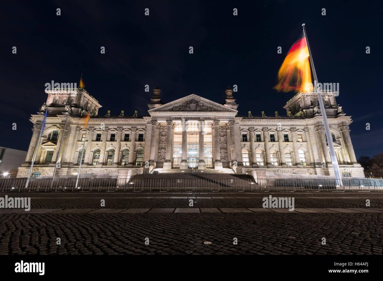 Germany, Berlin, Reichstag at night Stock Photo - Alamy