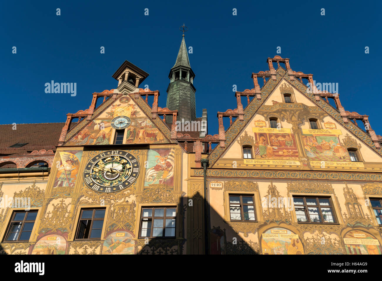 Astronomical clock ulm town hall hi-res stock photography and images ...