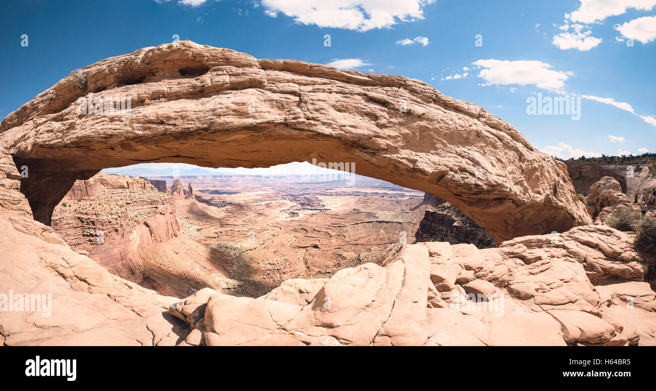 USA, Utah, Canyonlands National Park, Rock arch Stock Photo - Alamy