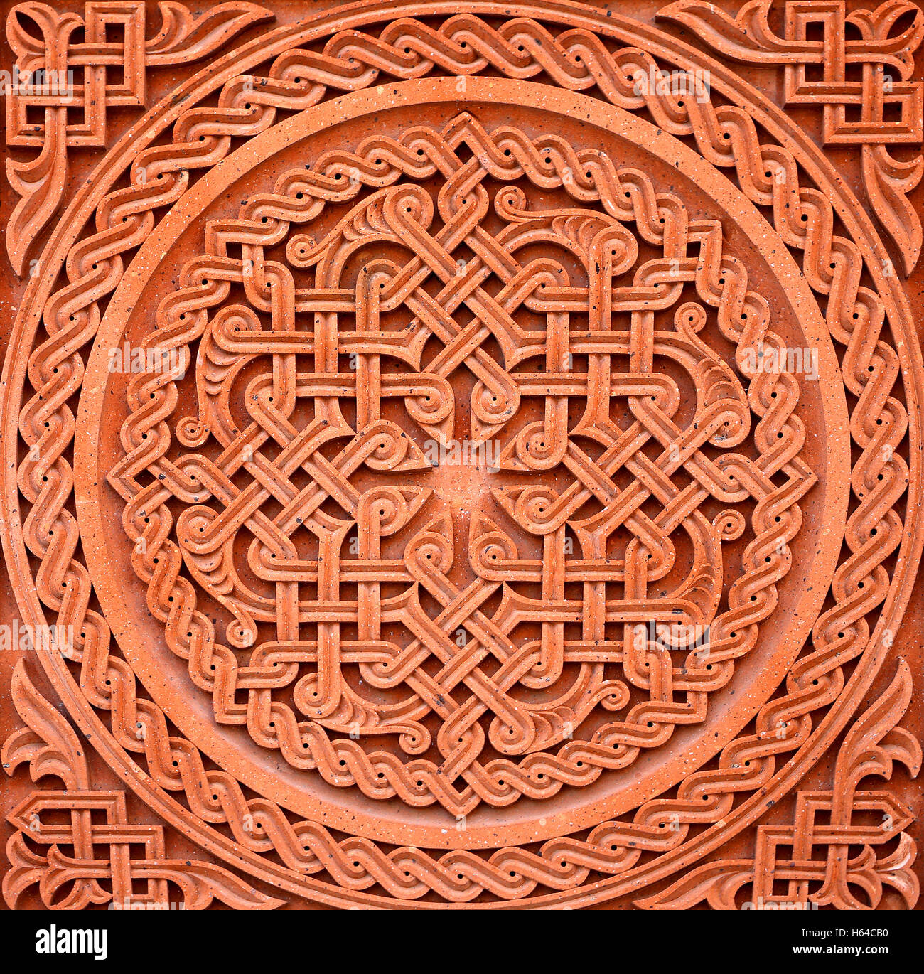 Beautiful round pattern Stock Photo - Alamy