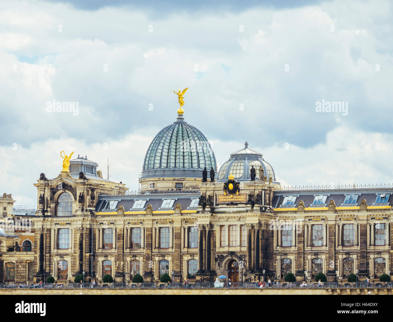 Germany, Dresden, dome of the academy for visual arts Stock Photo - Alamy