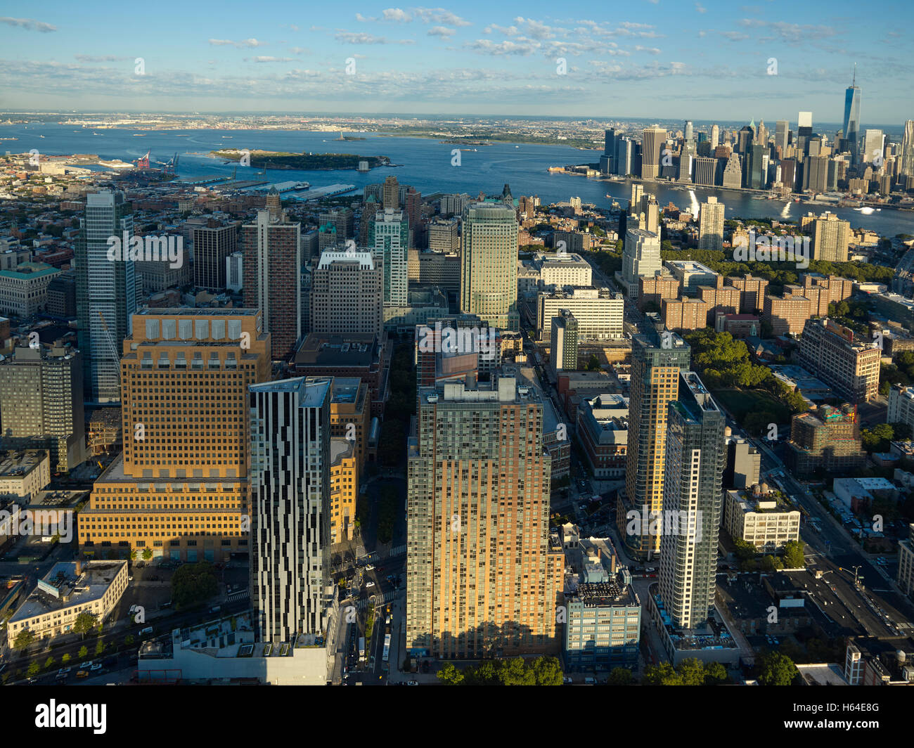 USA, New York City, Aerial photograph of Brooklyn Stock Photo - Alamy