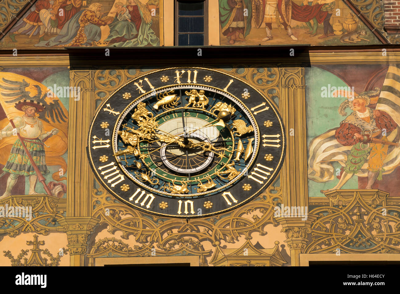 Astronomical clock ulm town hall hi-res stock photography and images ...