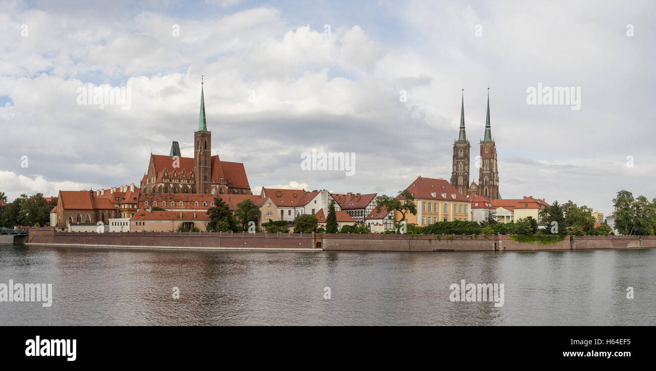 Poland, Wroclaw, Cathedral on Cathedral Island Stock Photo - Alamy