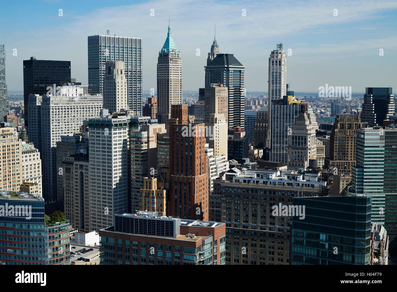 USA, New York State, Manhattan, Financial District Bank buildings at ...