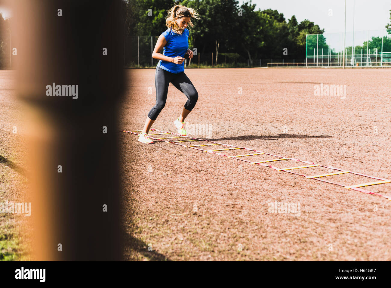 Agility ladder hi-res stock photography and images - Alamy