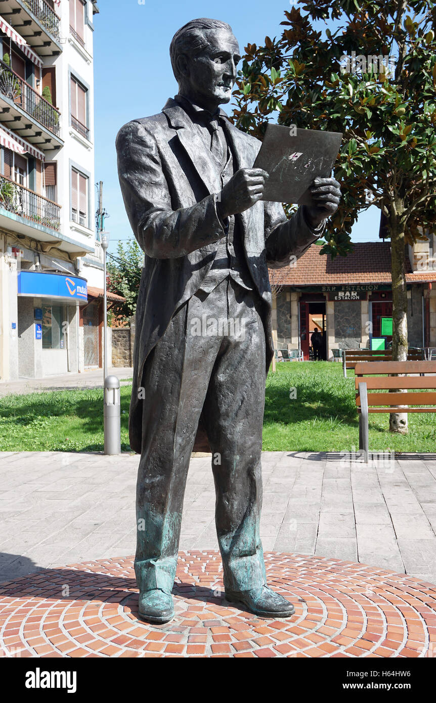 Jose Antonio Agirre 1904-1960 First Basque President Spain Stock Photo ...
