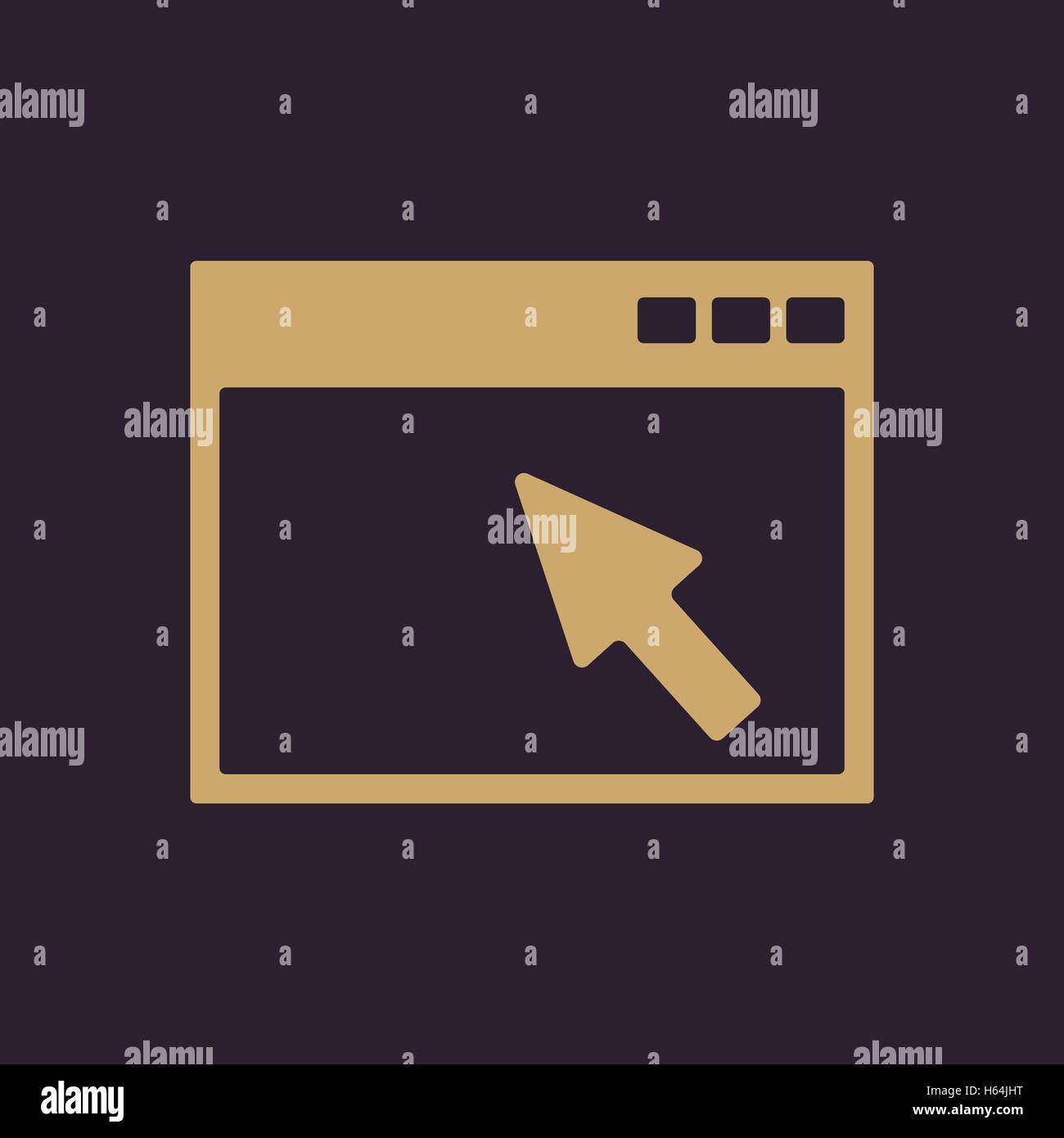 Web page monitor Stock Vector Images - Alamy