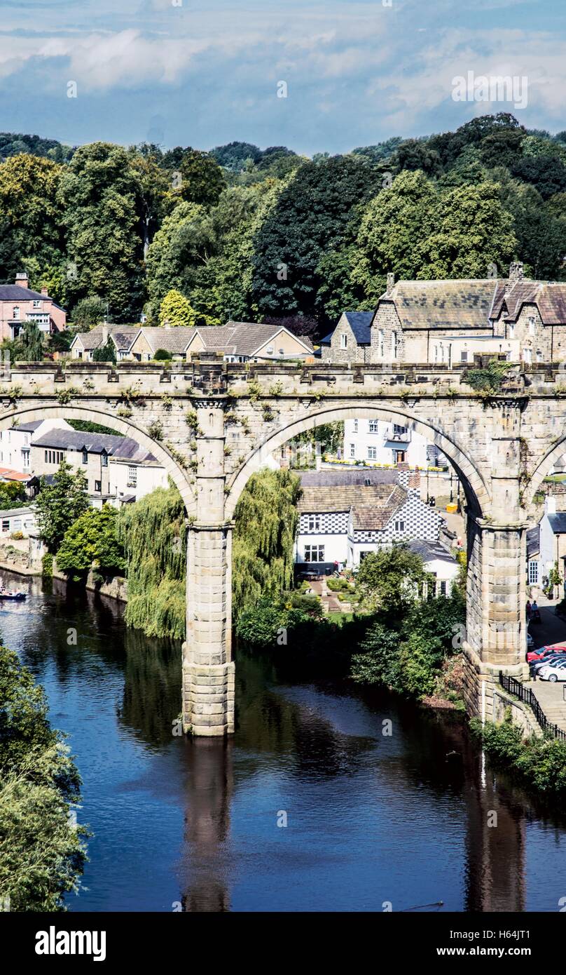 Knaresborough the smiling valley Ray Boswell Stock Photo - Alamy