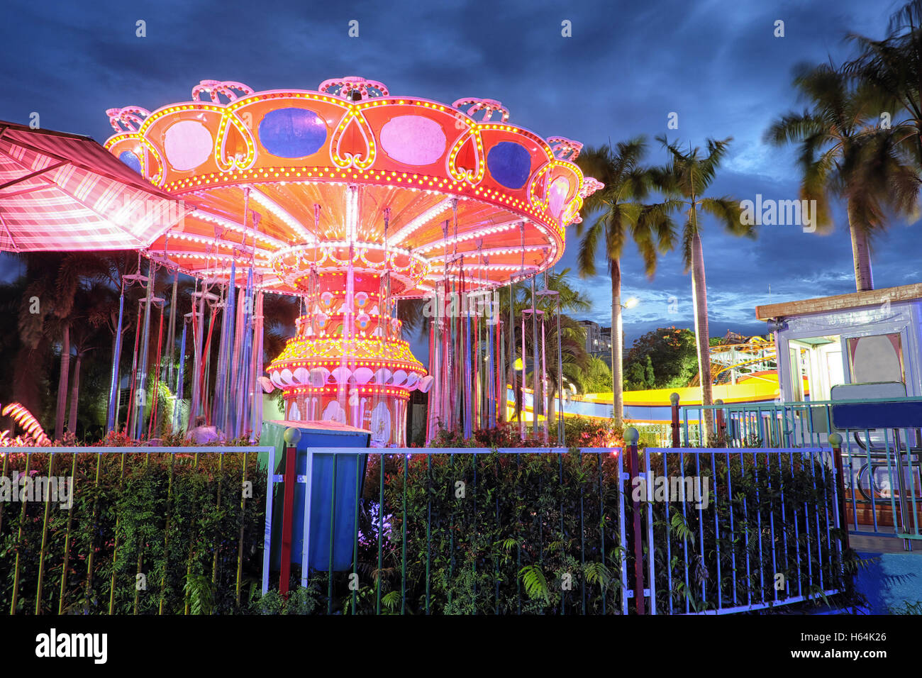 Merry go round Stock Photo - Alamy