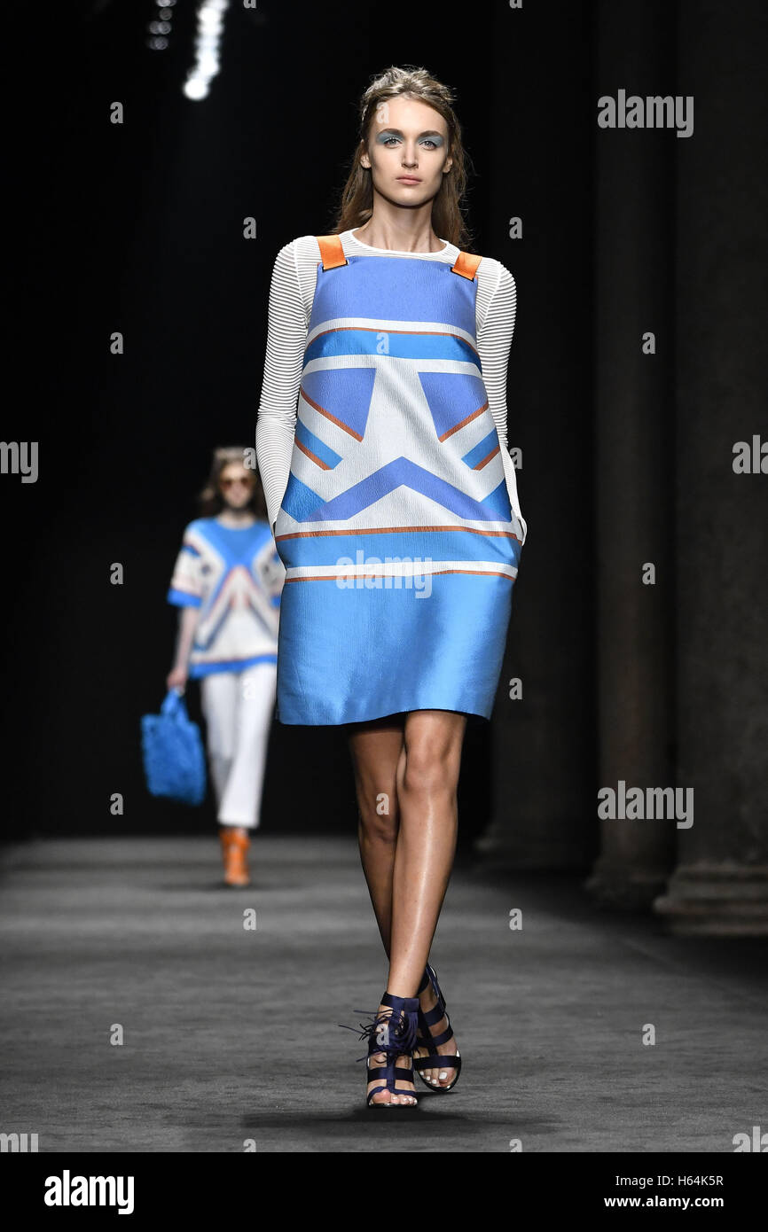 Milan Fashion Week Spring/Summer 2017 - Byblos - Catwalk Featuring ...