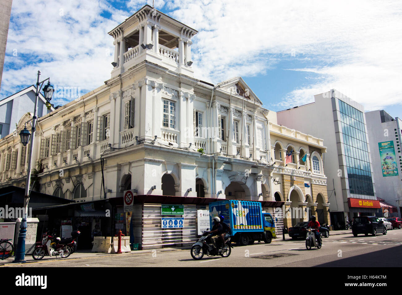 Colonial Building, Georgetown, Penang, Malaysia Stock Photo - Alamy