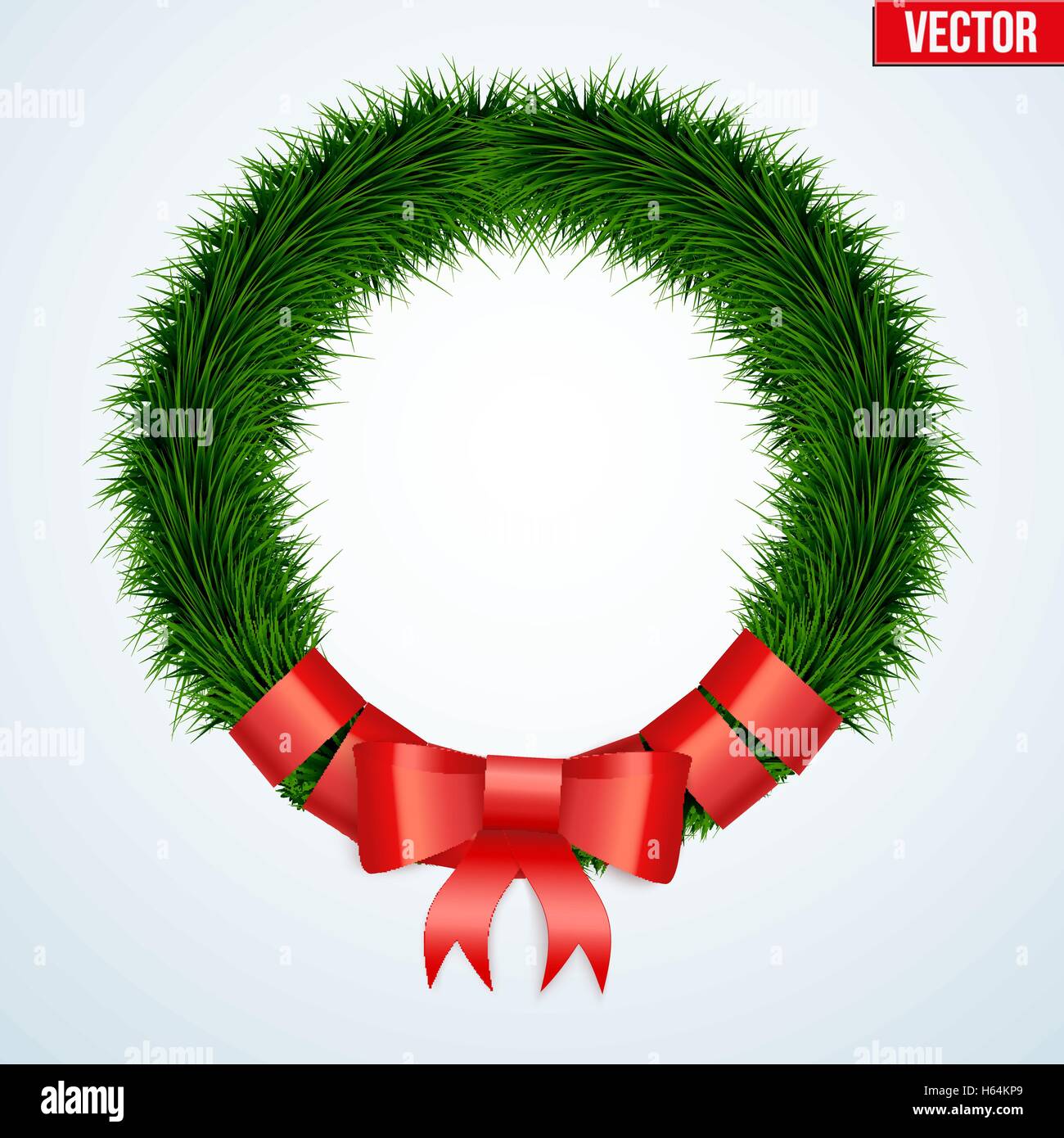 Christmas frame twig decorated Stock Vector Images - Alamy