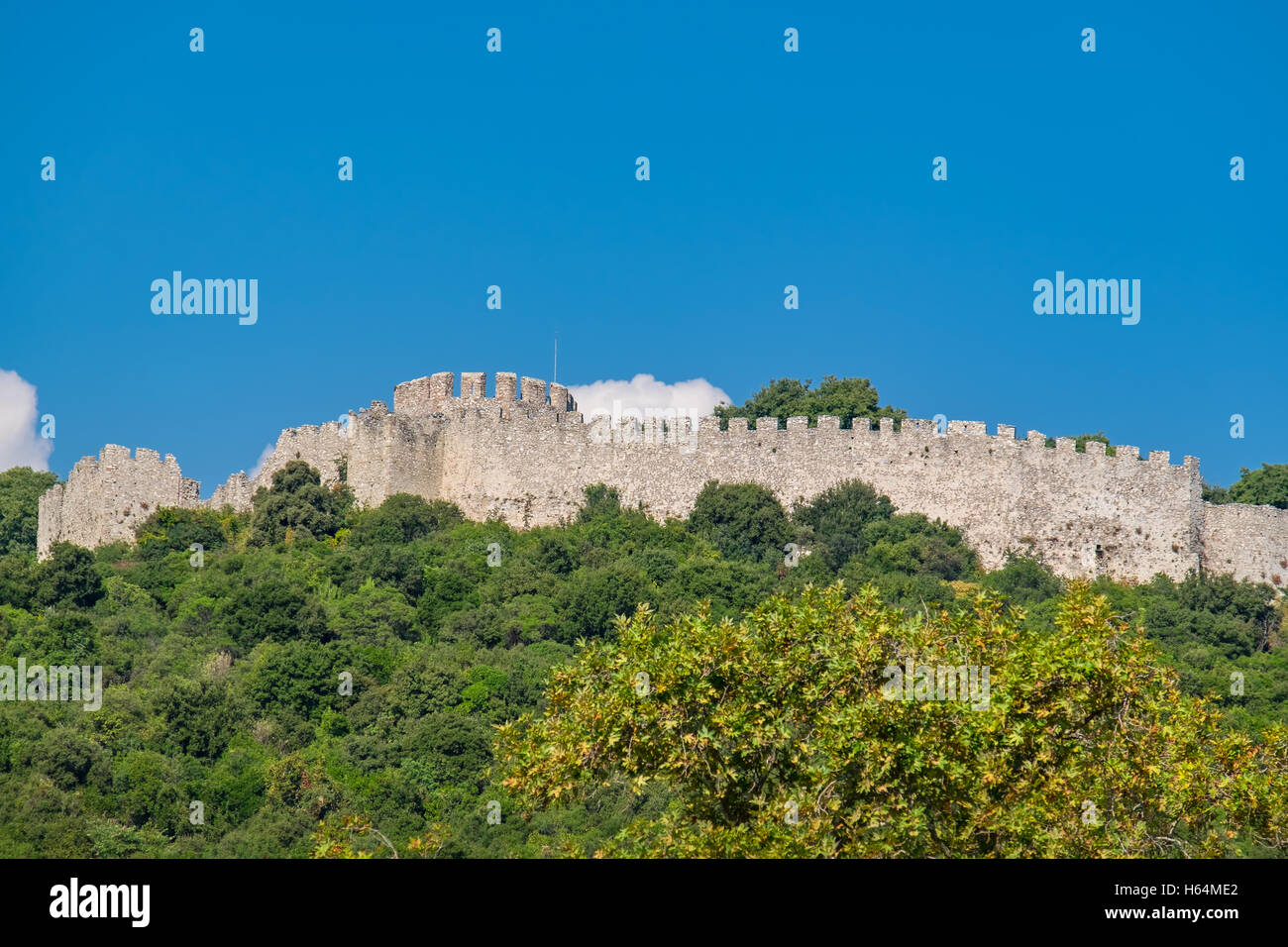 Castle of Platamonas. Greece Stock Photo - Alamy