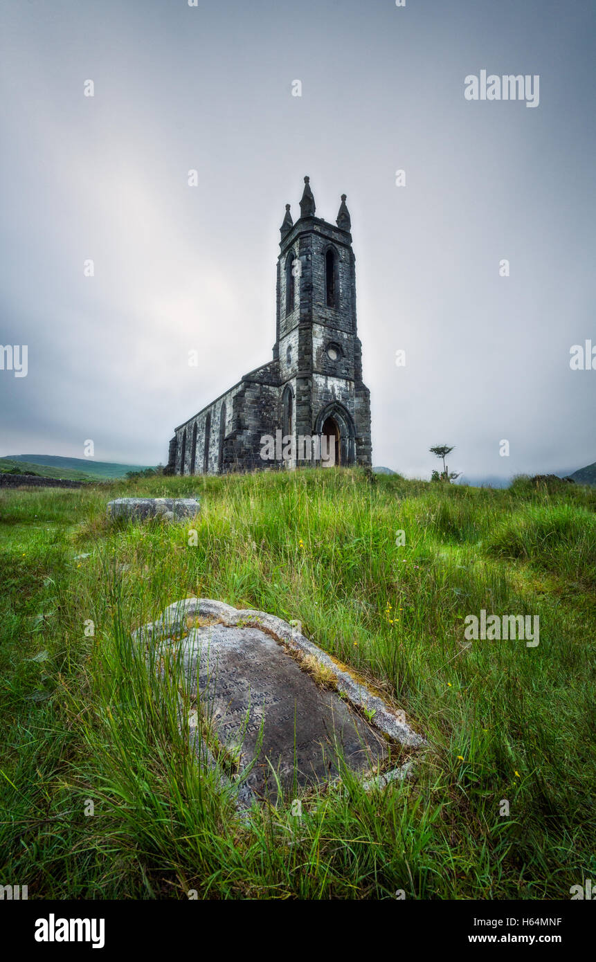 Dunlewey Church In Donegal, Ireland Stock Photo - Alamy