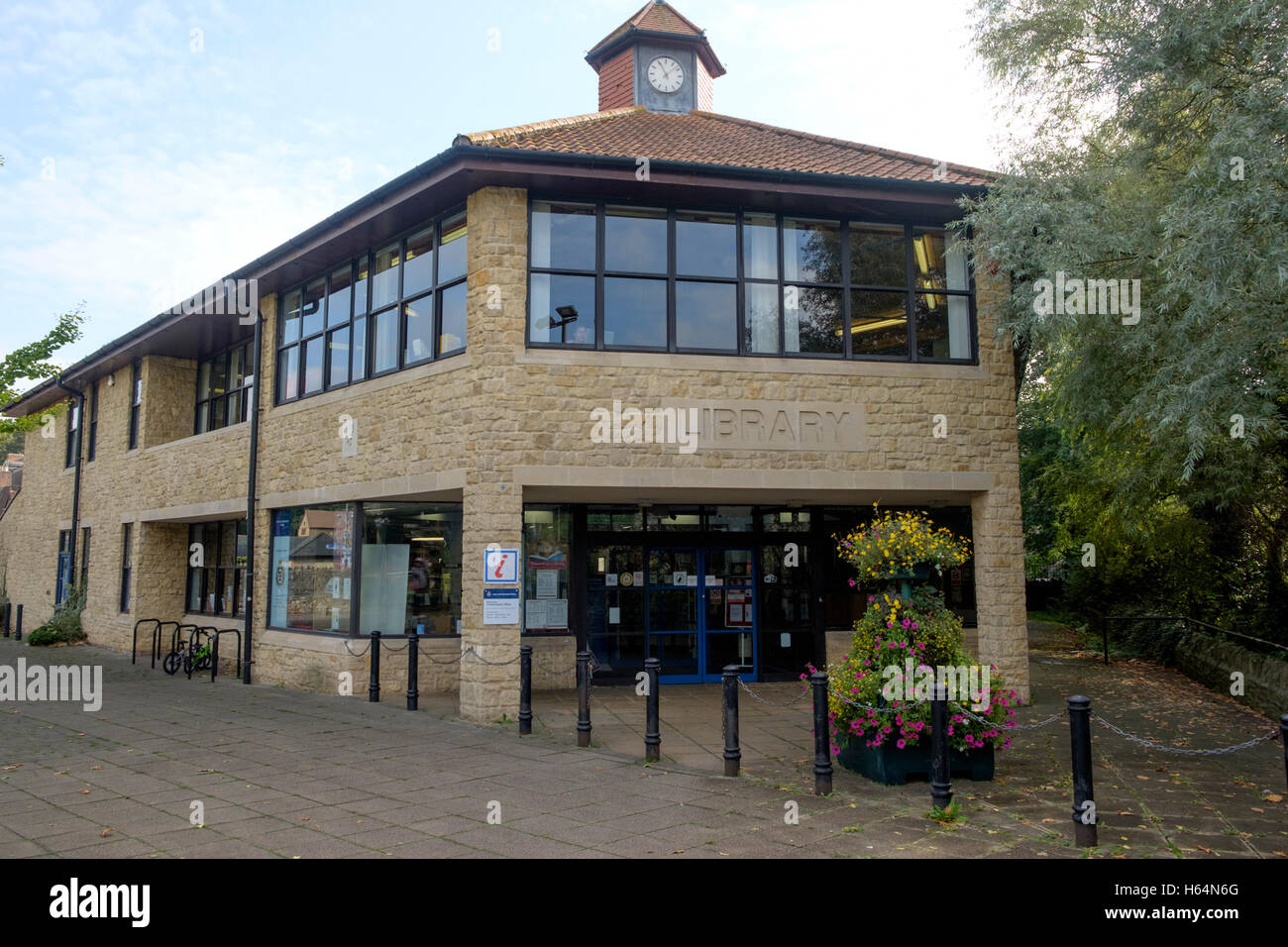 Frome a small town in Somerset England Frome Library Stock Photo - Alamy