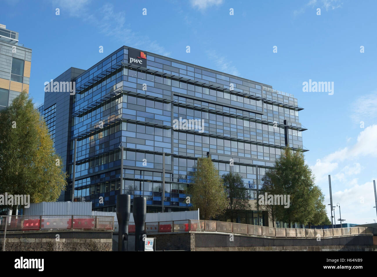 Around Bristol City. PWC Building Stock Photo - Alamy